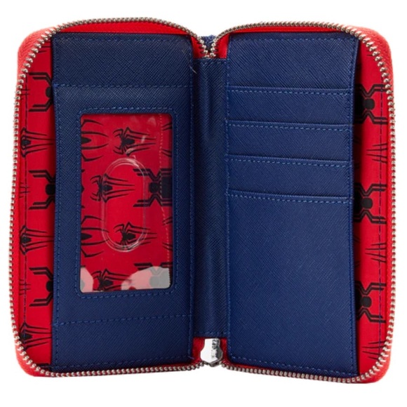 Loungefly | Bags | Loungefly Marvel Spiderman I Love You Guys Zip ...